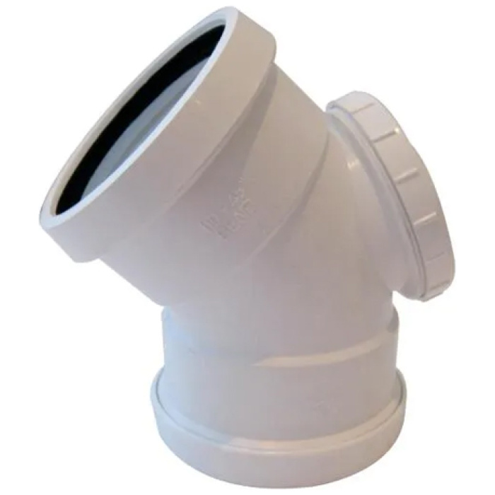 110MM SV 45 BEND PL IE – Hyperhome Hardware and Wholesalers